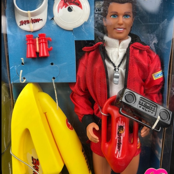Toys | Vintage Mattel Baywatch Ken Lifeguard Barbie Doll New | Poshmark
